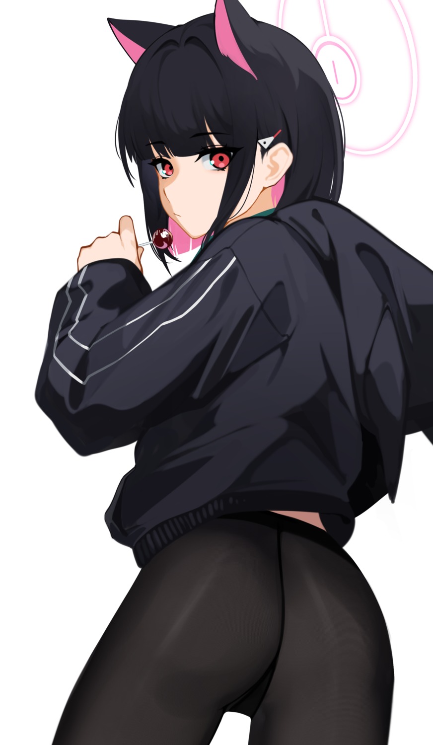 ett blue archive kyouyama kazusa animal ears ass halo nekomimi pantyhose | #1015046 | yande.re